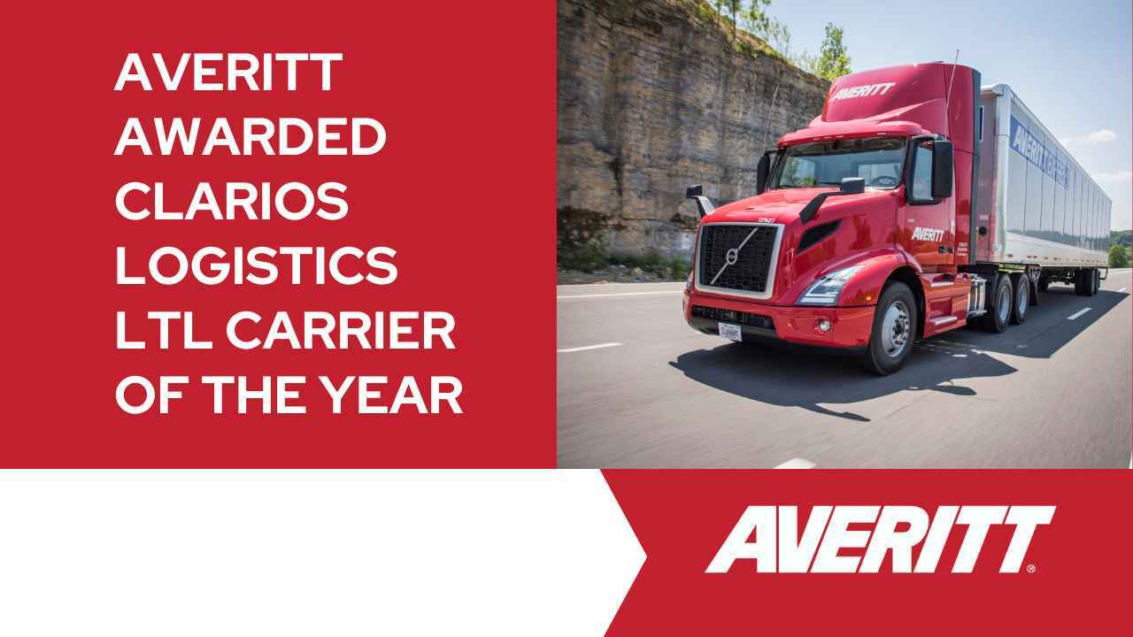 Averitt Receives LTL Carrier of the Year Award from Clarios LLC